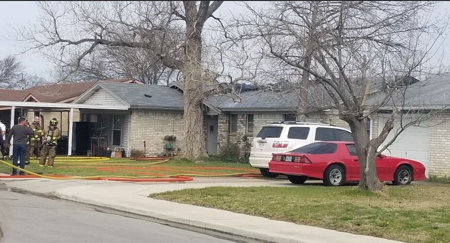 Firefighters on scene of a house fire in Blue Mound | DFW Scanner