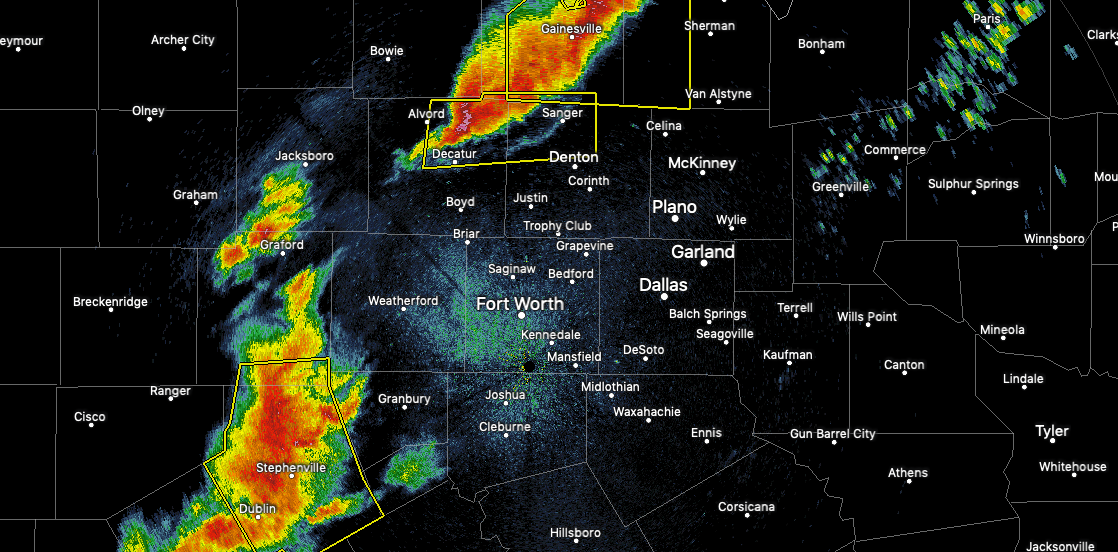 9:30pm Update: Storms continue to form and move east into DFW | DFW Scanner