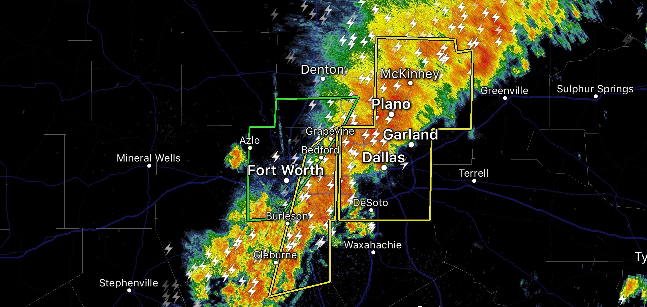 Severe storms sweep across DFW | DFW Scanner
